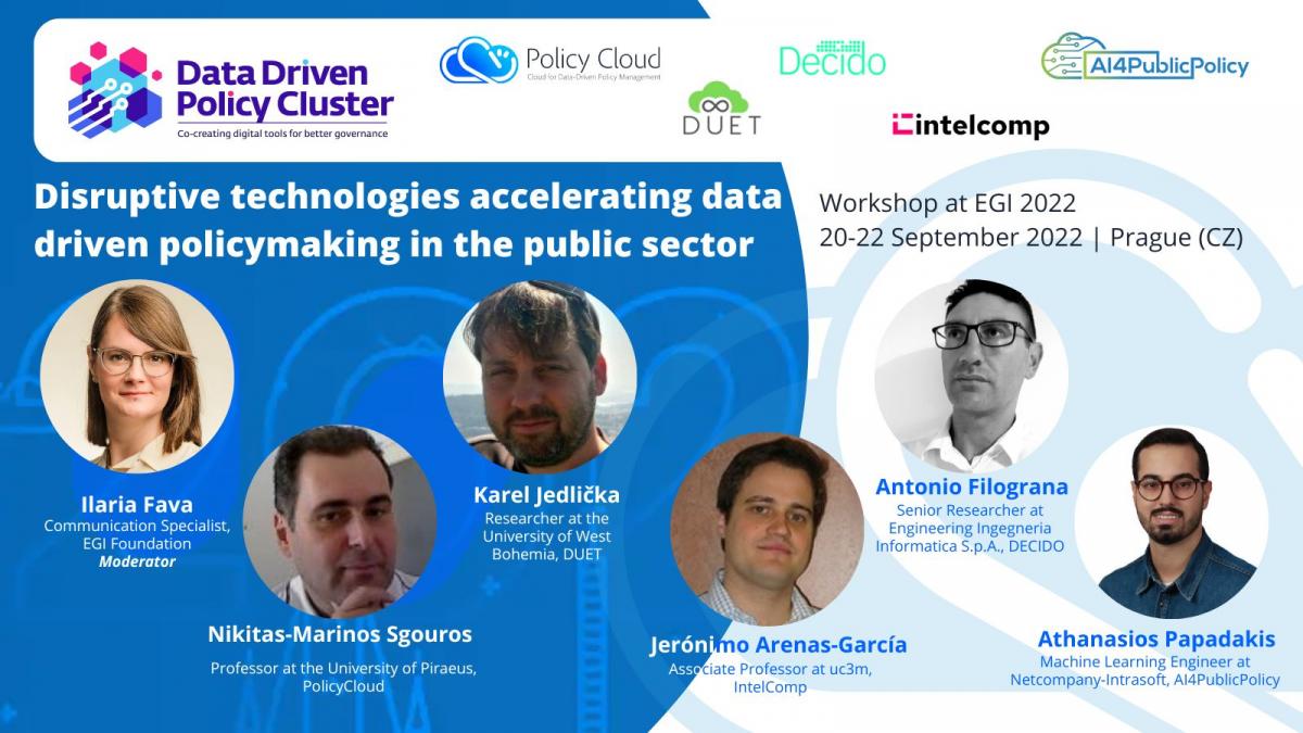 Post Event Report published from the Data Driven Policy Cluster at EGI ...